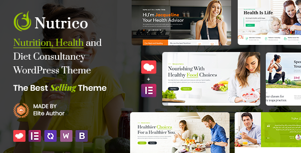Nutrico - Nutrition Health Services WordPress Theme by ThemetechMount